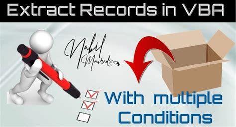 Simple Method To Search And Extract Record Using Excel Vba Office