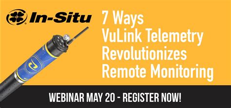 Webinar Vulink Watermonitoring Remotemonitoring Cellulartelemetry In Situ Environmental Webinar Vulink Watermonitoring Remotemonitoring Cellulartelemetry In Situ Environmental