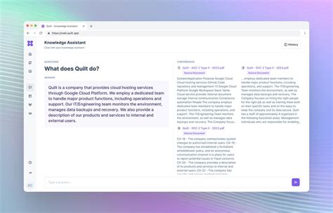 Quilt Knowledge Assistant