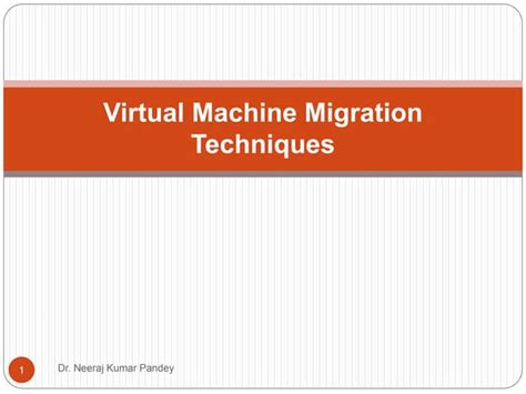 Cloud Computing Vm Migration Pptx Computing Technology And Computing