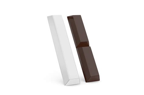 초콜릿 바 래퍼 는 디자인 프리젠 테이션 3d 그림에 대한 준비가 고립 된 흰색 배경에 템플릿을 조롱 0명에 대한 스톡 사진 및 기타 이미지 Istock