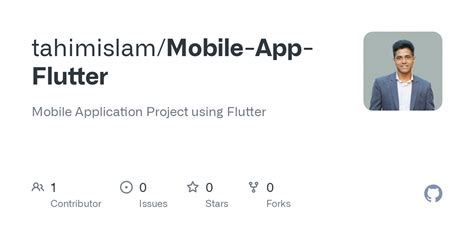 Github Tahimislam Mobile App Flutter Mobile Application Project Using Flutter