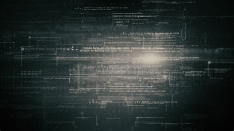 Cryptographic Matrix Blockchain Data Simulation Stock Image Image Of Hard Interface 242929515