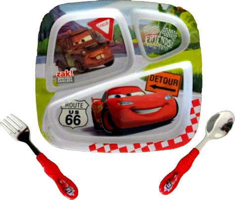 Disney Plates Bundle Disney Cars Plate Set Includes Divided Plate