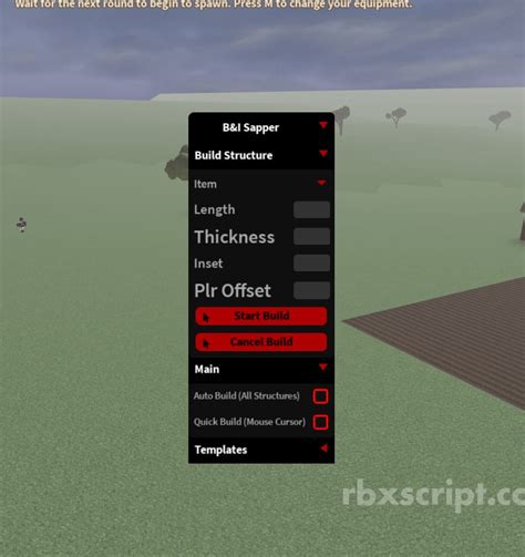 Blood And Iron Auto Build Quick Build Scripts Rbxscript