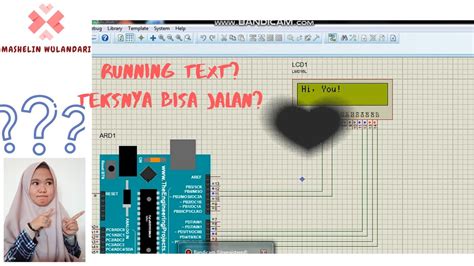 Simulasi Running Text Dengan Lcd 16x2 Berbasis Arduino Uno Pada Proteus Youtube