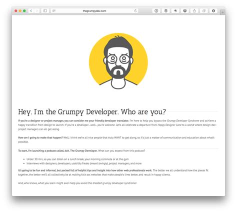 The Grumpy Developer Podcast Tom Mcfarlin
