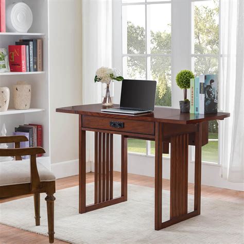 Drop Leaf Desk Mission Oak Furniture Todays Design House