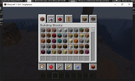 Item Is Not Showing In Game MCreator
