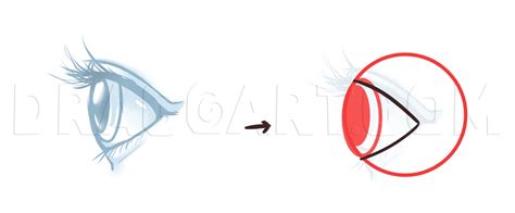 How To Draw Anime Eyes Side View