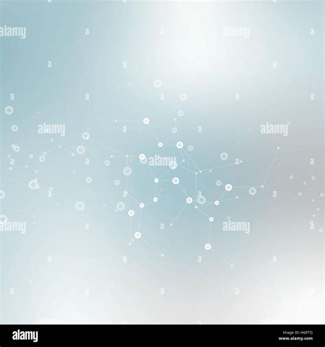 Vector Background Blur With A Molecular Structure Stock Vector Image And Art Alamy