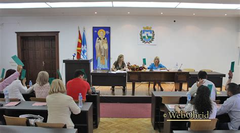 Свикана четиринаесеттата седница на Советот на Општина Охрид • Webohrid