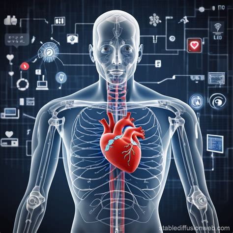 Biomedical Iot Heart Monitoring System Stable Diffusion Online
