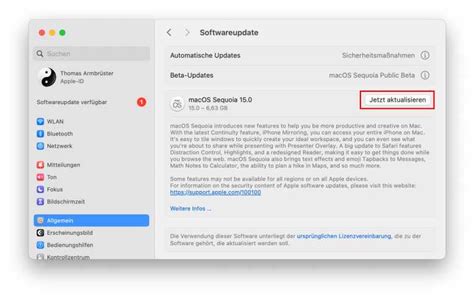 Macos 15 Sequoia Ist Da So Bereiten Sie Die Installation Vor Macwelt