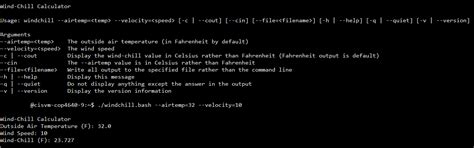 GitHub Lukesanchez Windchill Calculator Bash Script That Calculates Windchill