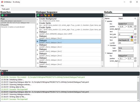 The Dialogue Editor For My Visual Novel And Dating Sim Engine Is Nearing Completion Rvndevs
