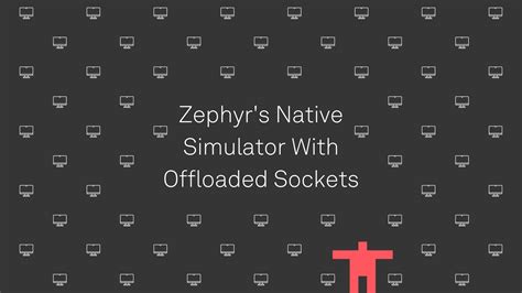 Zephyrs Native Simulator With Offloaded Sockets The Golioth Developer Blog