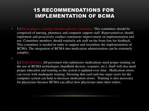 Ppt Barcoded Medication Administration Bcma Powerpoint Presentation