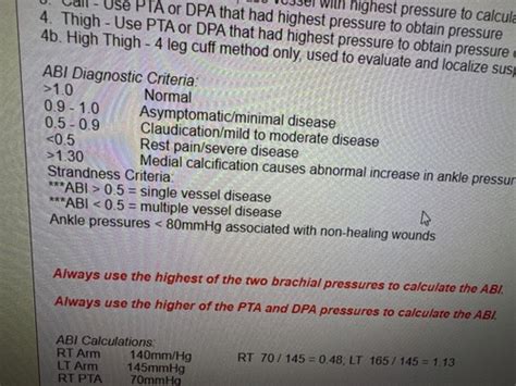 Segmental Pressures And Plethysmography Flashcards Quizlet
