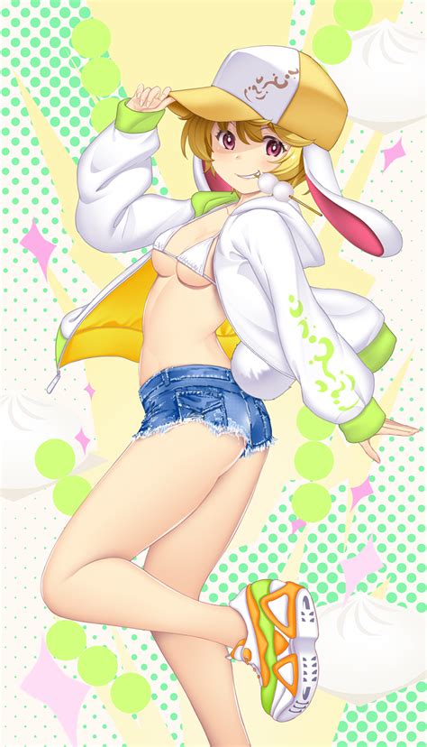 Rule 34 Bikini Blonde Hair Breasts Bunny Ears Bunny Tail Dango Female