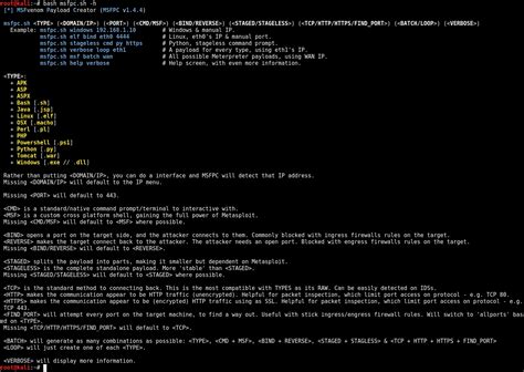 Github G0tmi1kmsfpc Msfvenom Payload Creator Msfpc