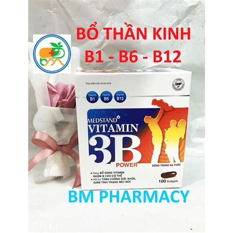 Viên Uống Bổ Thần Kinh Vitamin 3b Giúp Bổ Sung Vitamin Nhóm B Cho Cơ