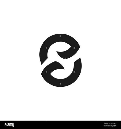 Initial Letter Es Or Se Logo Vector Logo Design Stock Vector Image