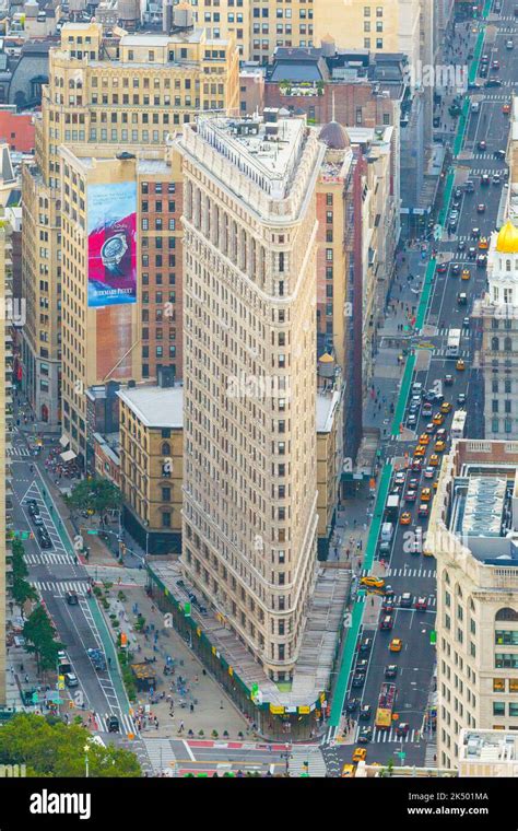 The Distinctive 22 Storey Triangular Highrise Of The Flatiron Building