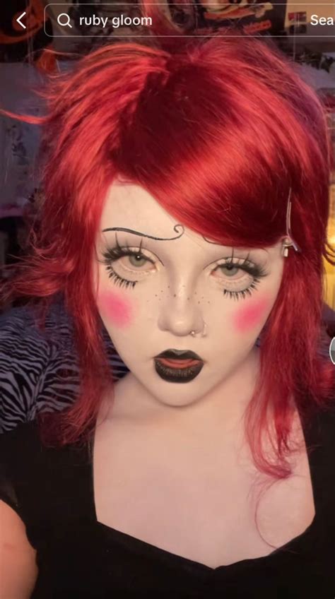 Ruby Gloom Halloween Beauty Cool Makeup Looks Ruby Gloom