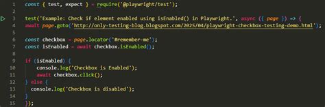 How To Check Element Enabled In Playwright Software Testing Tutorials