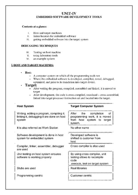 Embedded Software Development Tools Embedded Systems Studocu