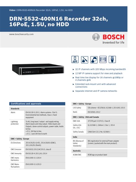 Drn 5532 400n16 Data Sheet Enus 80002136715 Pdf Usb