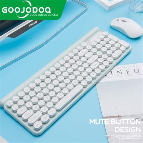 Jual Goojodoq 2 4g Wireless Keyboard Mouse Set For Notebook Laptop Desktop Shopee Indonesia