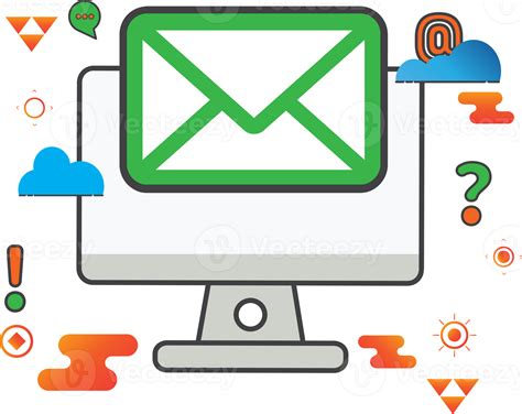 Message Computer Illustration 15698279 Png