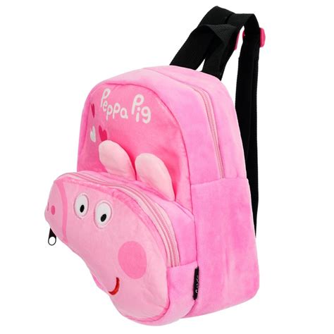 Peppa Pig Plush Backpack For A Girl Pink 8427934536269