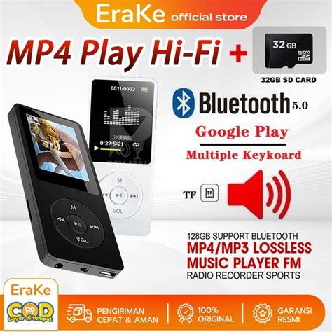 Jual MP3 Bluetooth Speaker MP3 Mini Player Bluetooth MP4 Player Bluetooth Free 32GB Card USB