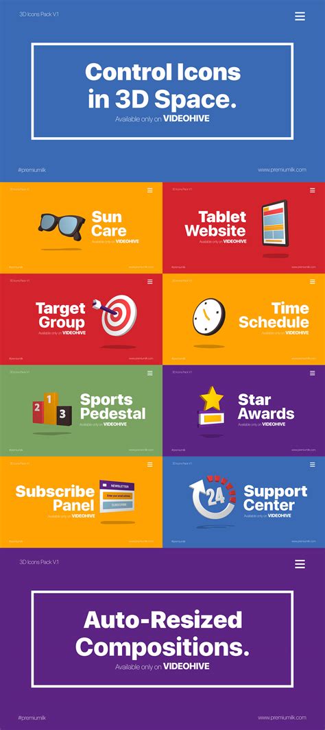 3d Animated Icons Library On Behance