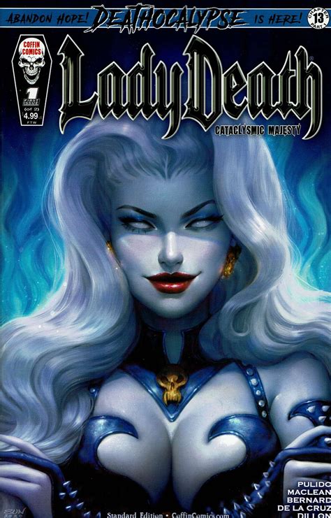 Lady Death Cataclysmic Majesty 1a Vf Coffin Comic Book