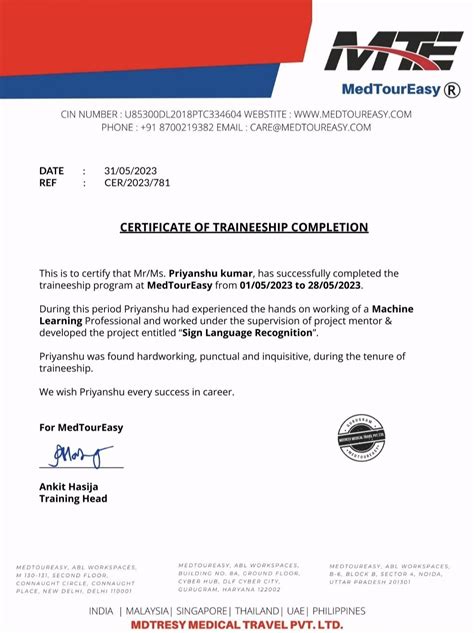 Priyanshu Kumar On Linkedin Machinelearning Team Opportunity Grateful Experience Projects