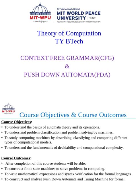 Mitwpu Unit 3 Theory Of Computation Pdf Theory Of Computation