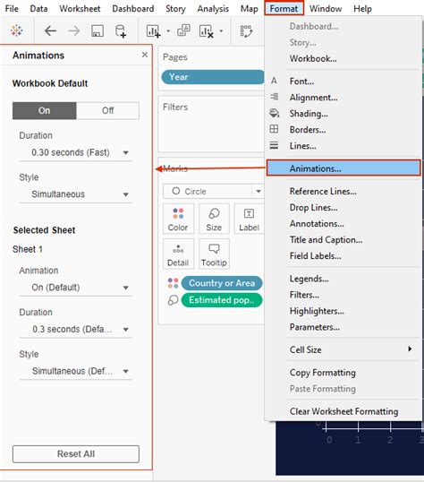 Creating Animated Visualizations In Tableau