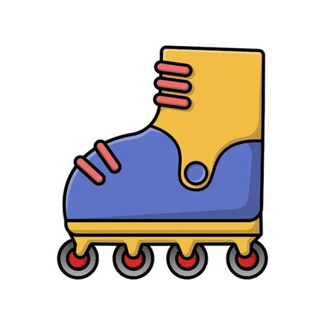 Premium Vector Roller Skates Sport Icon For Retro Vintage Style