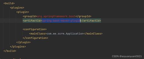 Spring Boot Maven Plugin 插件爆红问题解决spring Boot Maven Plugin爆红 Csdn博客