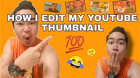 HOW I EDIT MY YOUTUBE THUMBNAIL TUTORIAL YouTube