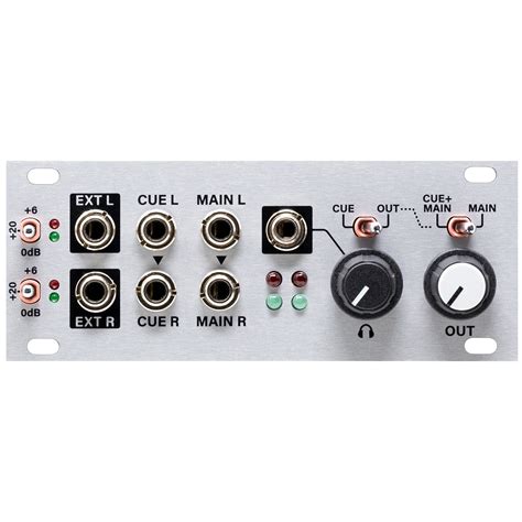 intellijel stereo i o 1u audio input output module