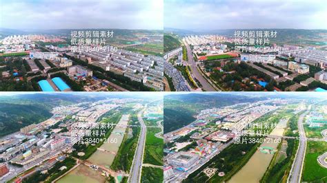 彭阳县茹河，航拍大景视频素材包下载编号5525516光厂vj师网