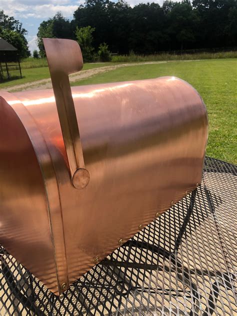 Large Copper Mailbox Etsy