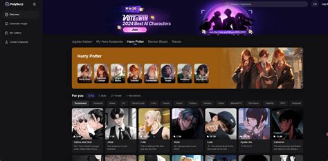 Polybuzz Free Private And Unrestricted Ai Character Chat Aitoolnet