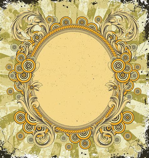 빈티지 꽃 프레임 벡터 Eps Ai Uidownload