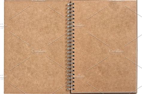 Stylish Open Notebook With Ring Binder